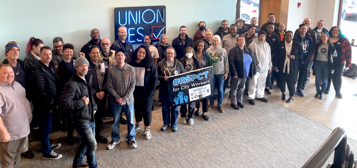 Seattle workers demand RSPCT in their contract - PROTEC17